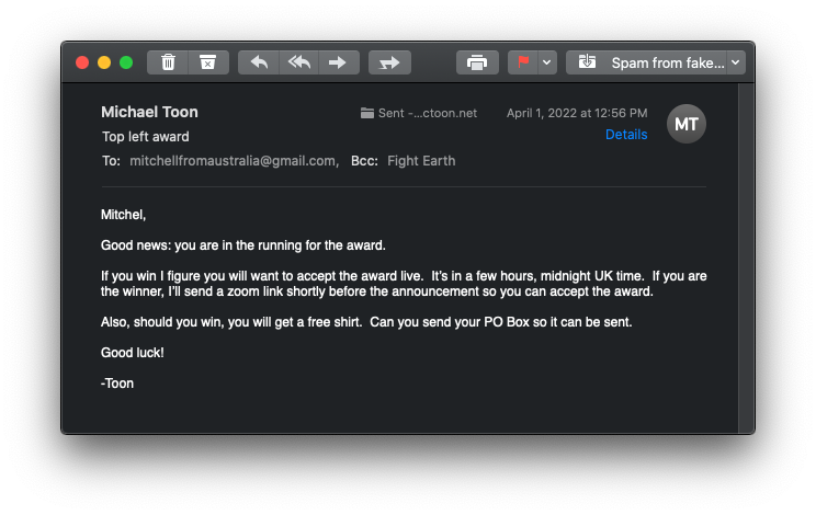 Mitchell from Australia’s lies | MCToon