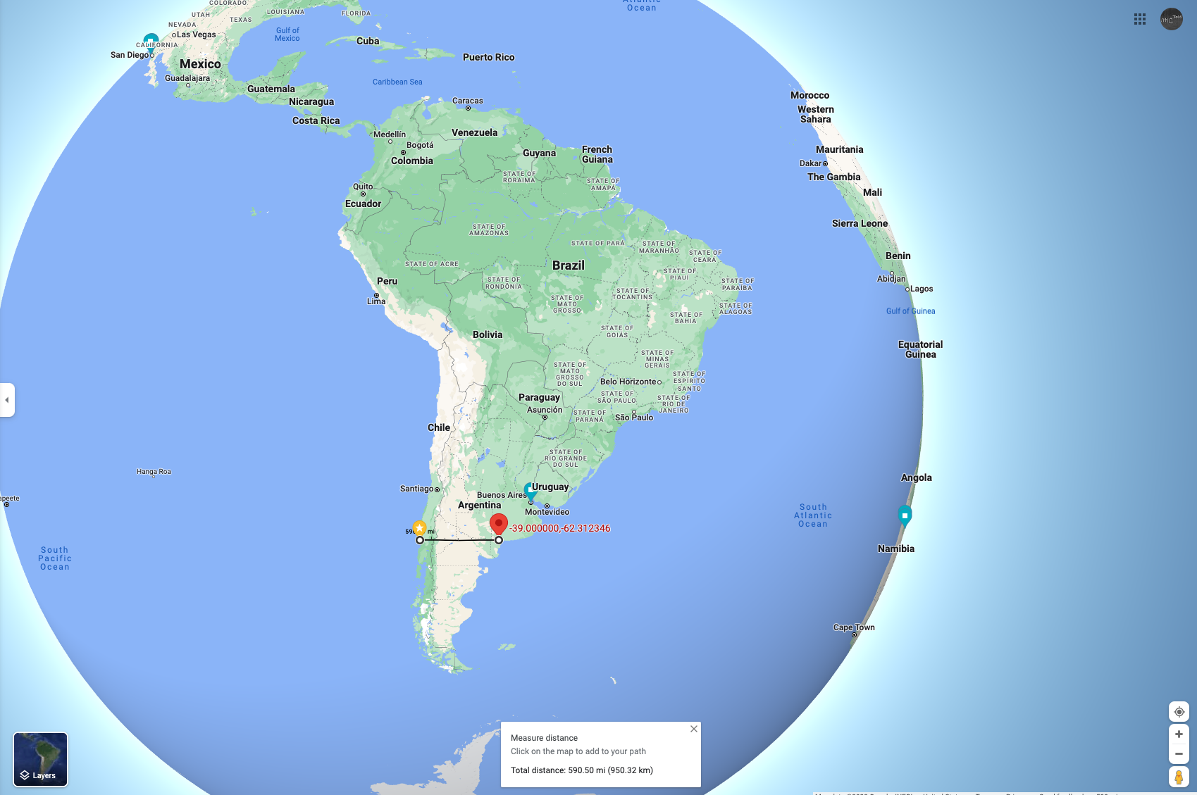 Measuring 39S with Google Maps | MCToon