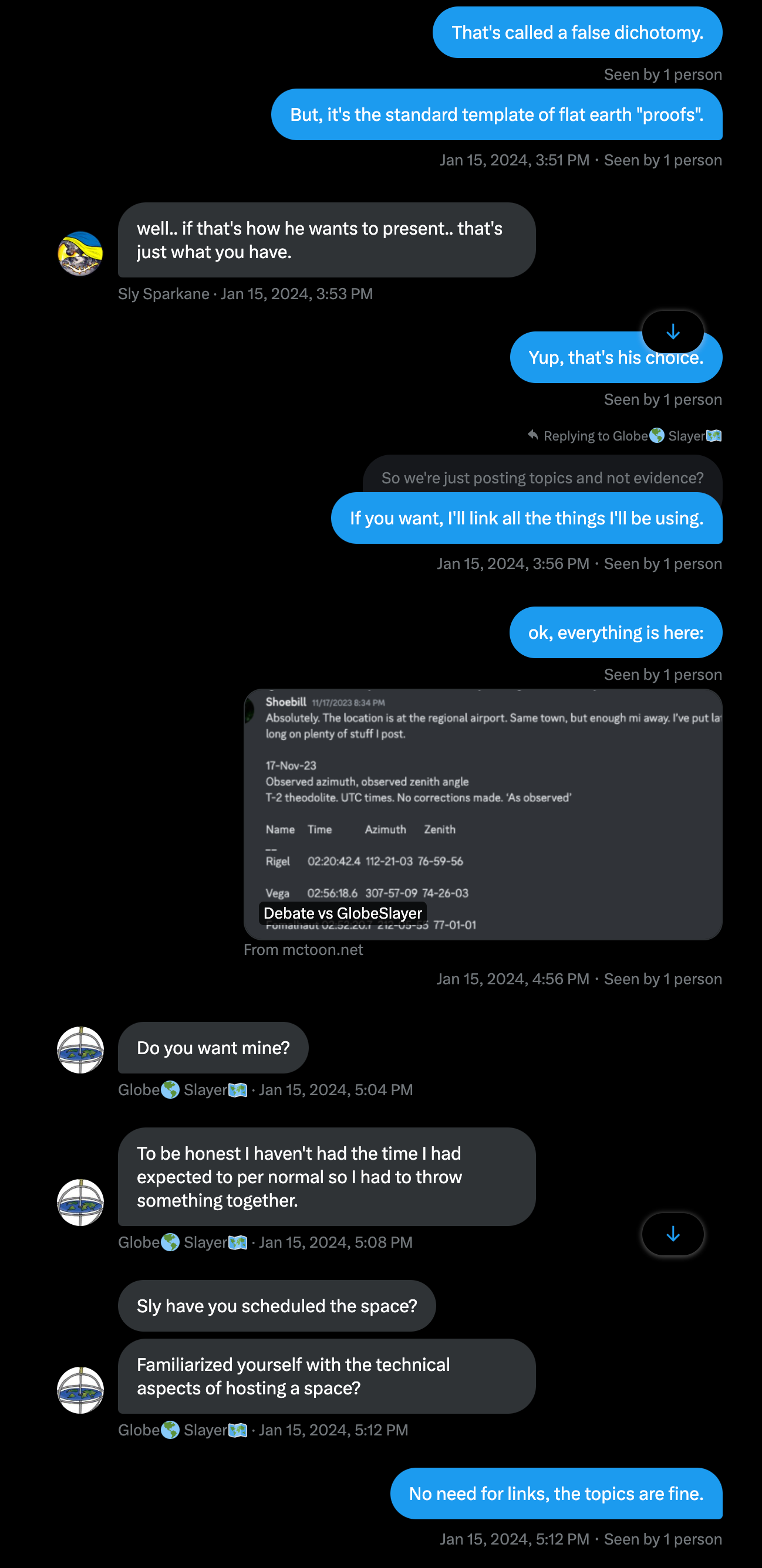 Globeslayer debate transcript | MCToon