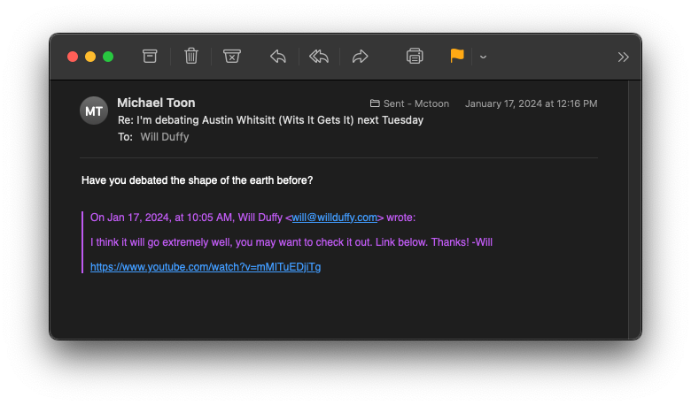 Emails with Will Duffy | MCToon